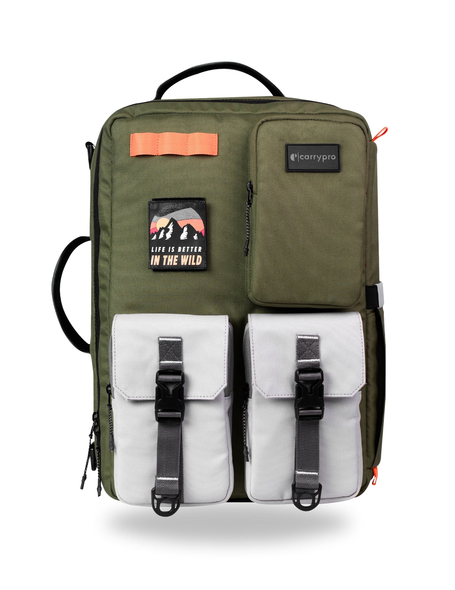 The Pro Overnighter 30 litre backpack/bag for travelling with Raincover