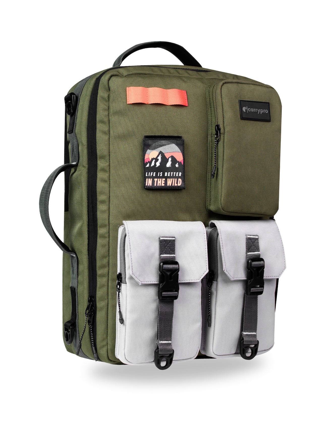 The Pro Overnighter 30 litre backpack/bag for travelling with Raincover
