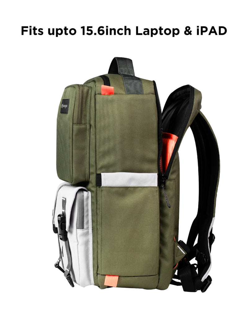 The Pro Overnighter 30 litre backpack/bag for travelling with Raincover